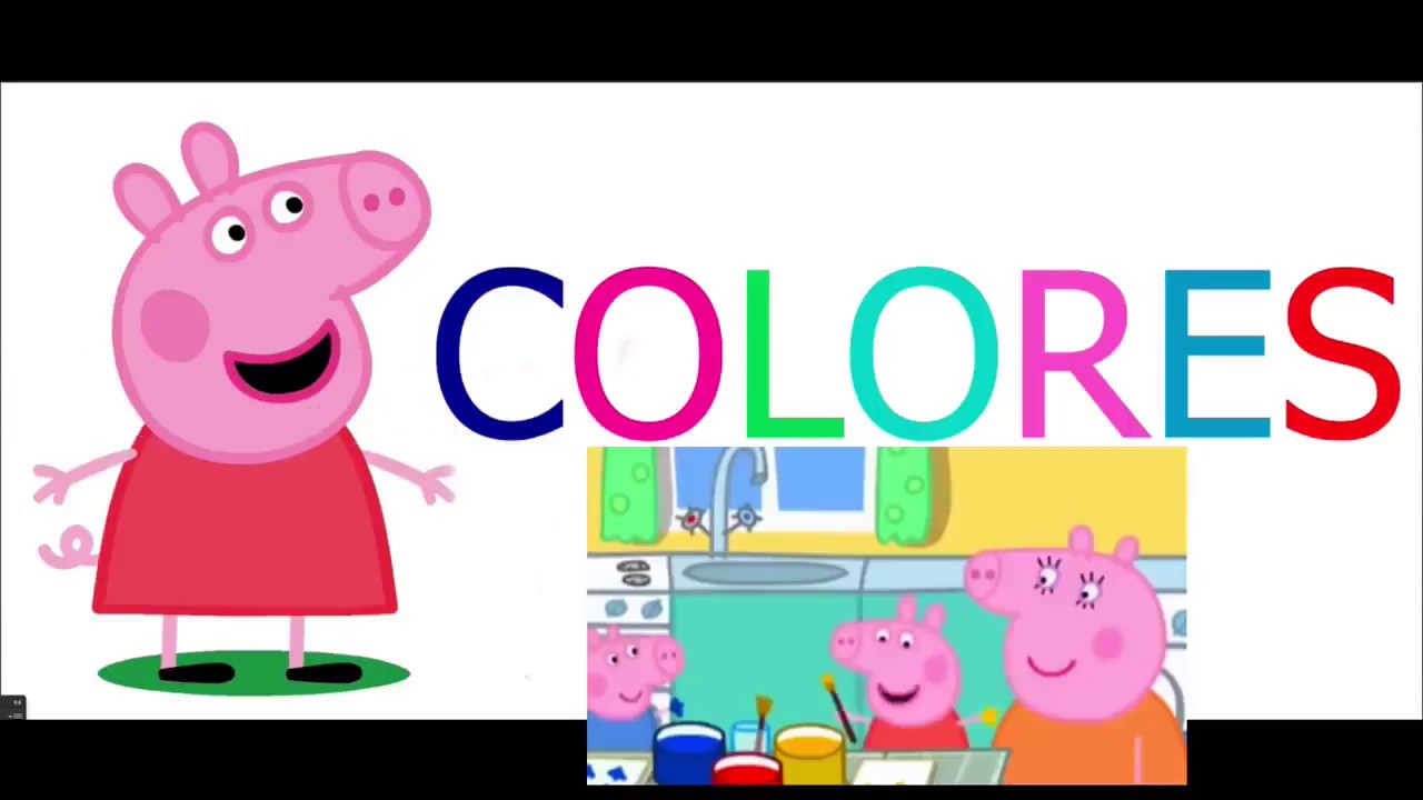 APRENDIENDO LOS COLORES CON PEPPA PIG - LEARNING THE COLORS WITH PEPPA ...