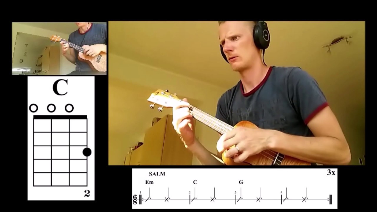 Õpime ukulelet: 24. Tund - Akordid - "Em, C, G, D, Am" - Smilers "Nii ...