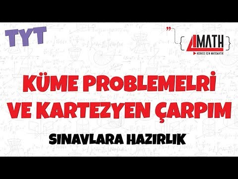 Küme Problemleri ve Kartezyen Çarpım - Konu Özetli Soru Çözümleri