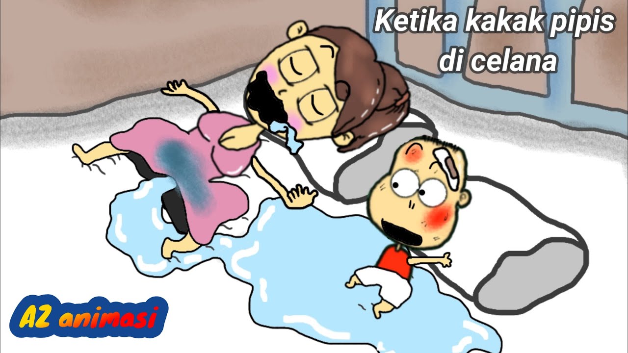 Kartun Lucu Kakak Ng0mpol - Funny Cartoon - YouTube