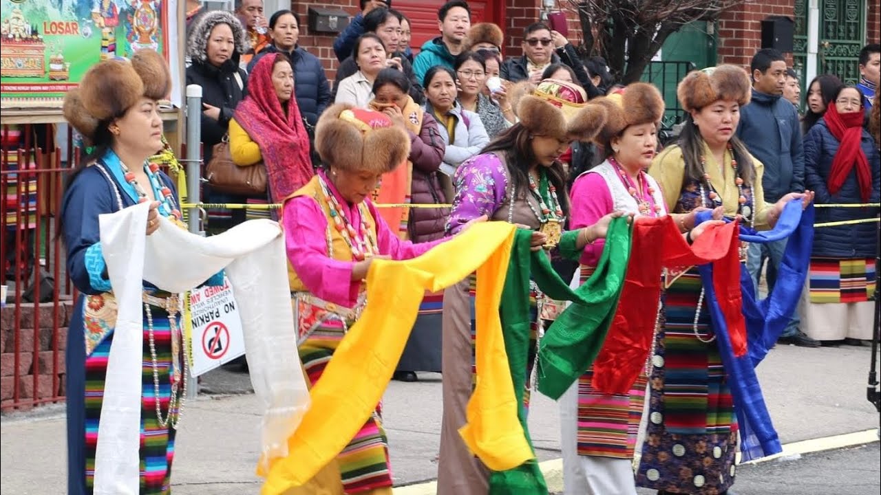Gyalpo Loshar first day in New York organized by Sherpa Kyiduk - YouTube