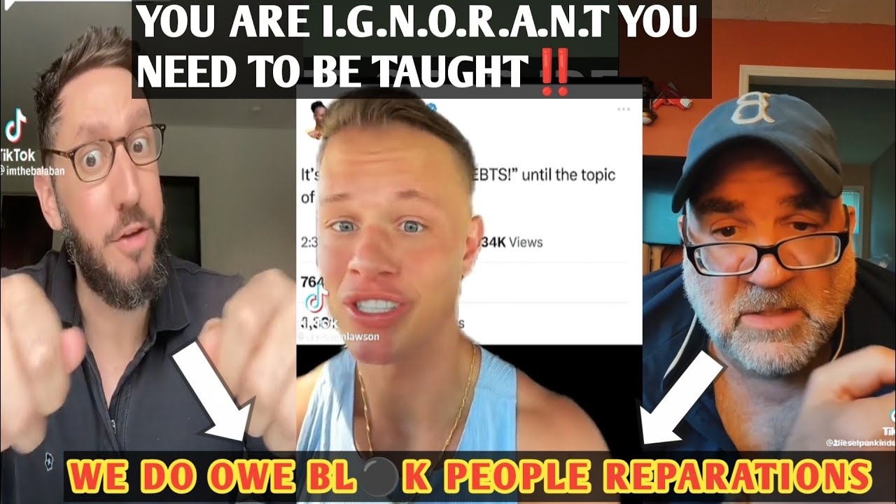 YT PEOPLE ON THEIR OWN YT PERSON FOR SAYING THIS 💯ABOUT REPARATIONS TO ...