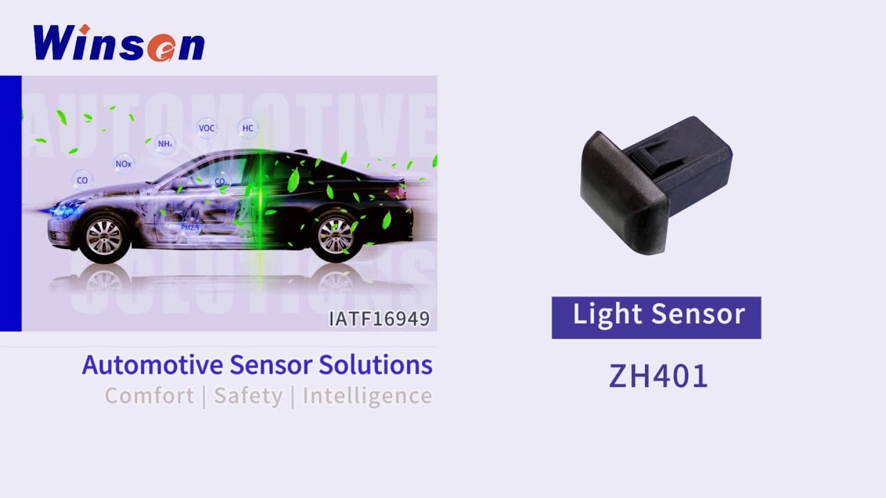 ZH401 Automotive Light Sensor - YouTube