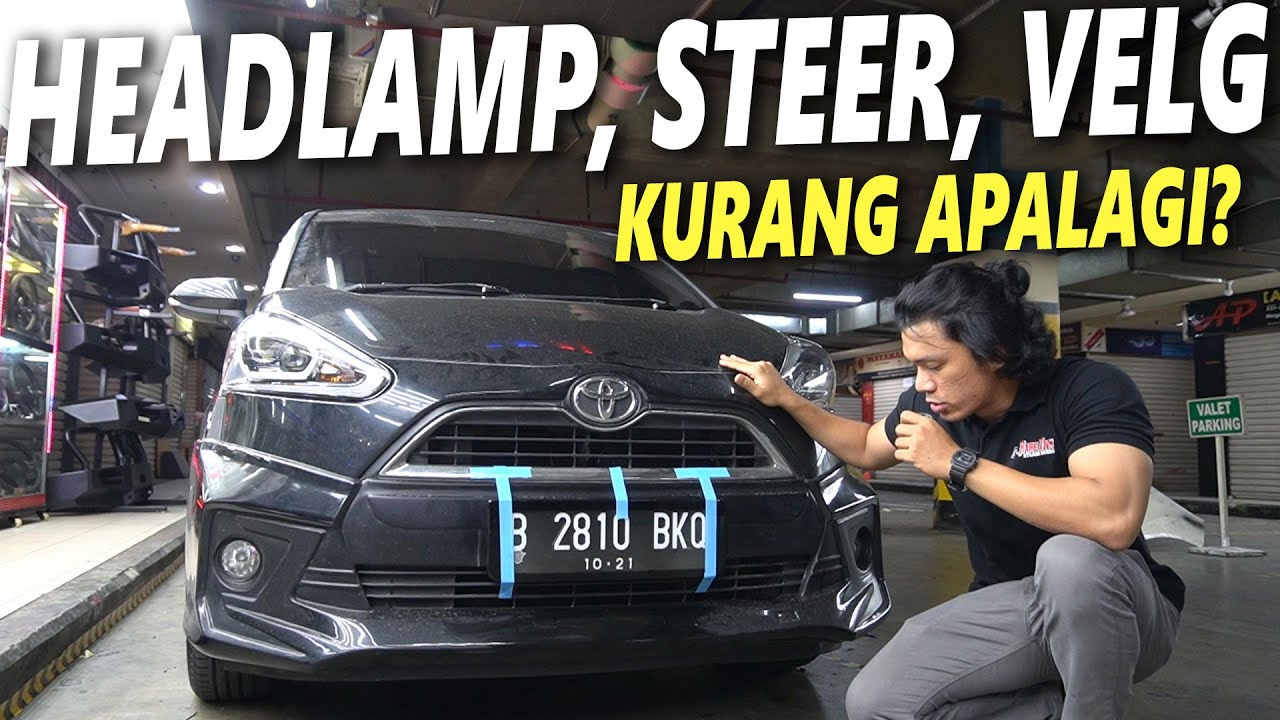 Modifikasi Simple Toyota Sienta Tipe G - YouTube