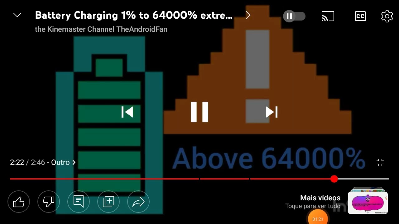 BATTERY OVERCHARGING TO INFINITY% - YouTube