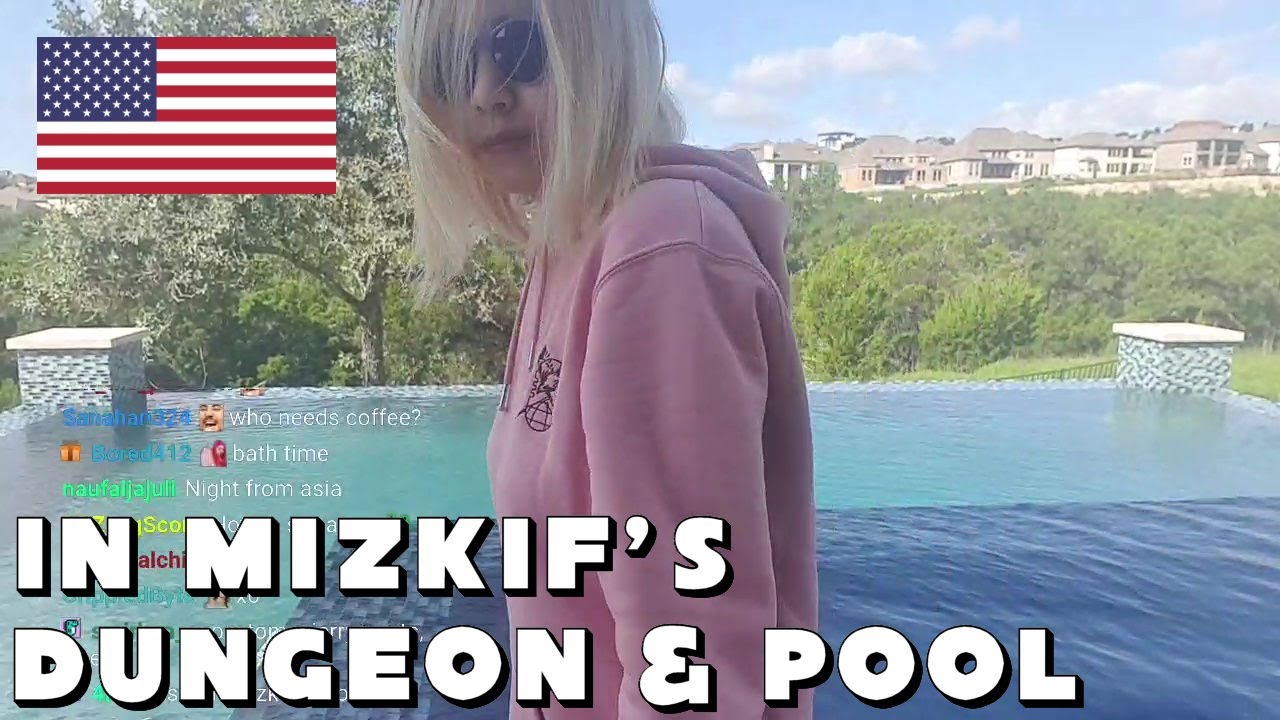 [Aug 8th, '21] Short stream in Mizkif's dungeon and swimming pool ...