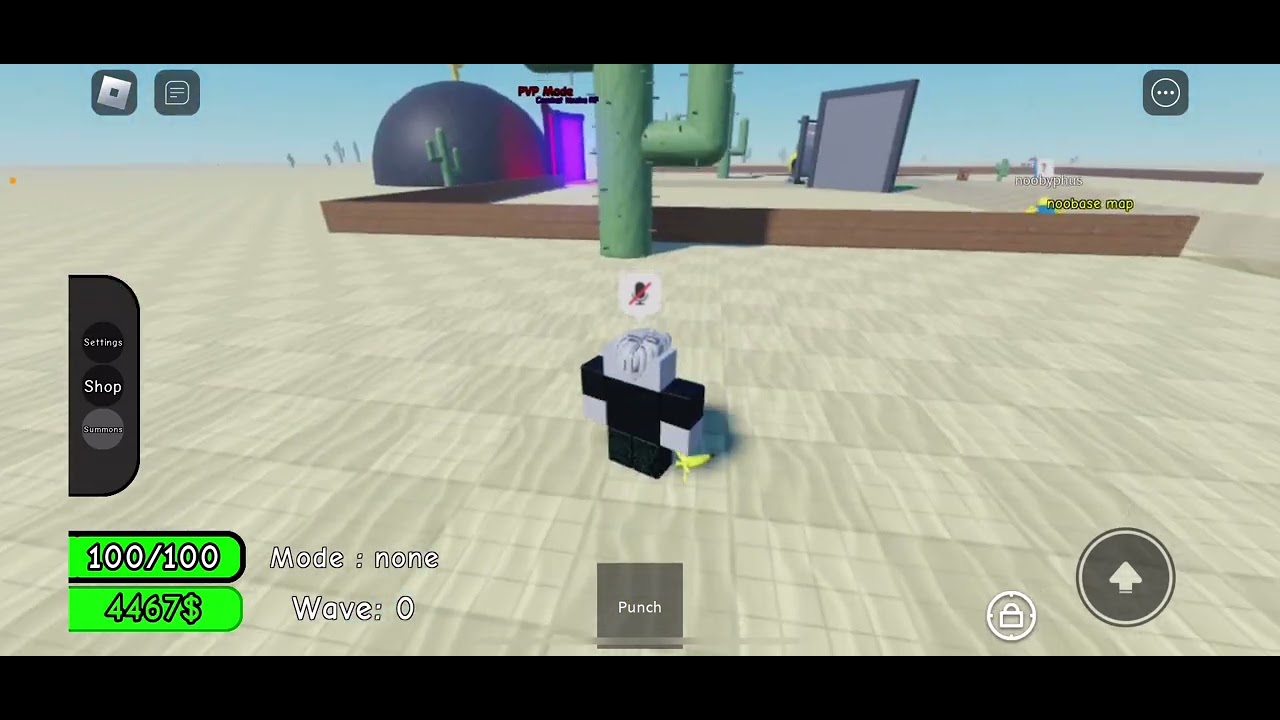 Getting the April fools event badge in Combat Noobs Siege Defense - YouTube