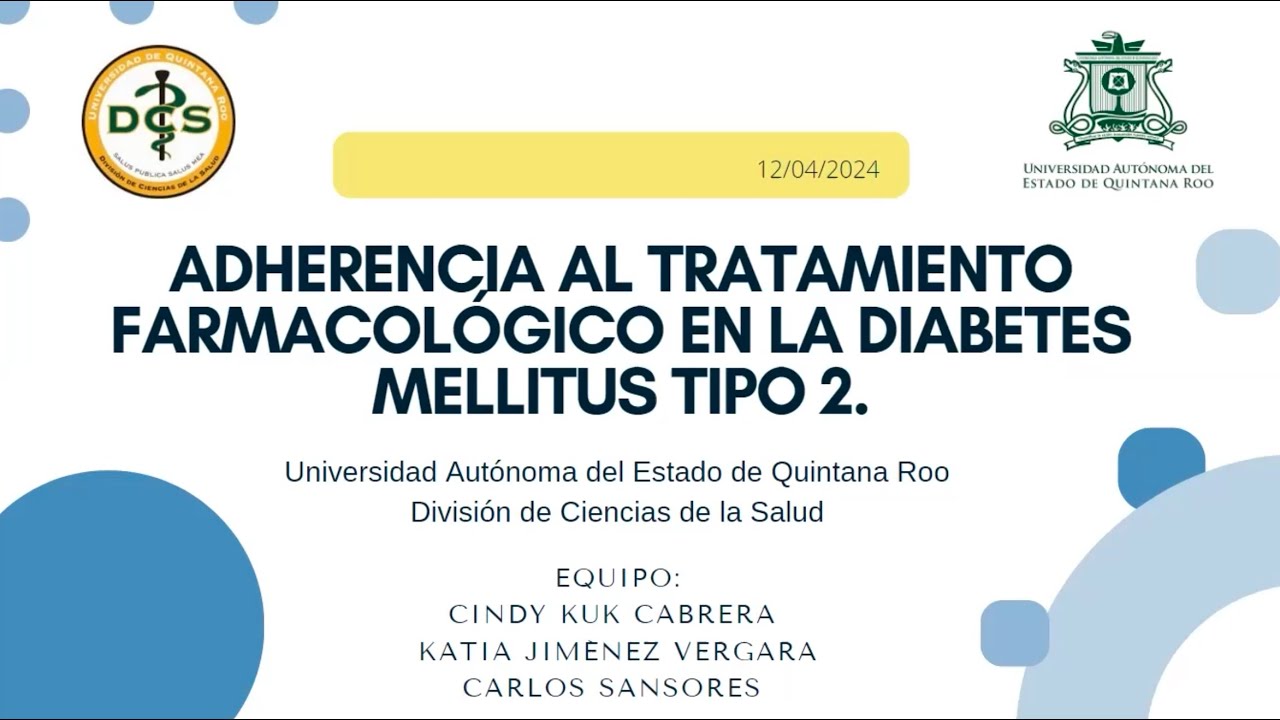 Adherencia al tratamiento farmacológico en la diabetes mellitus tipo 2 ...