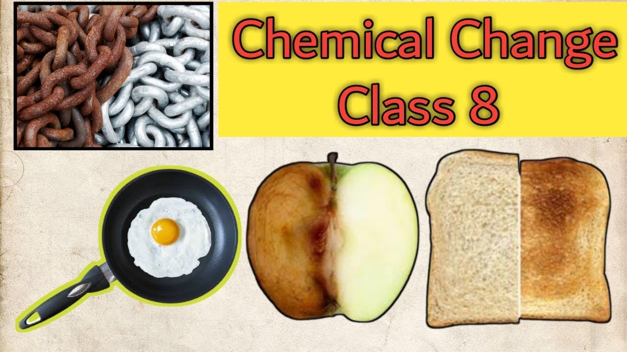 Chemical change (Class 8) # How to write Chemical reaction in the WORD ...