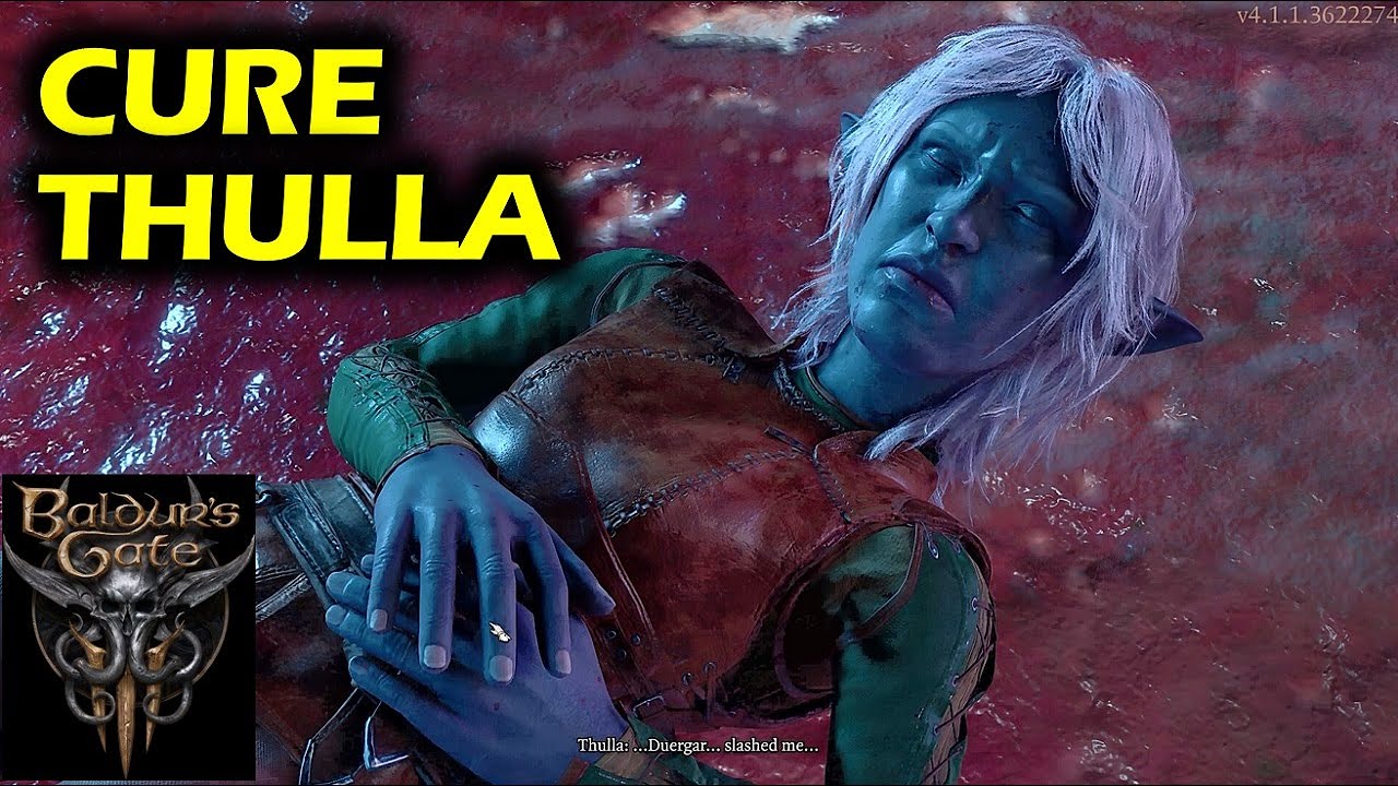 Find a Cure for Thulla (Cure the Poisoned Gnome) | Baldur's Gate 3 - YouTube