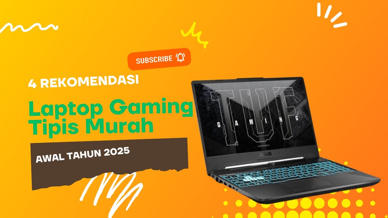 5 Rekomendasi Laptop Gaming Tipis Murah Awal Tahun 2025 - YouTube