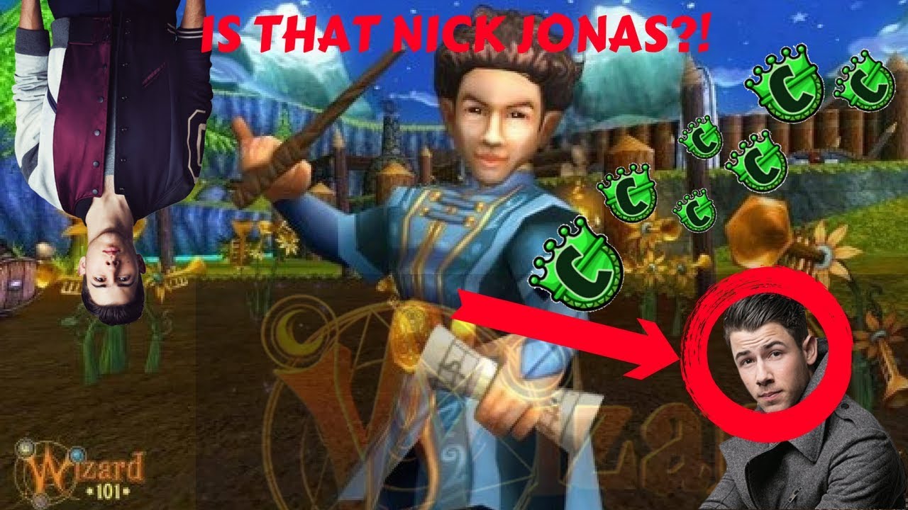 I MET NICK JONAS: Wizard101 {Part 2} - YouTube