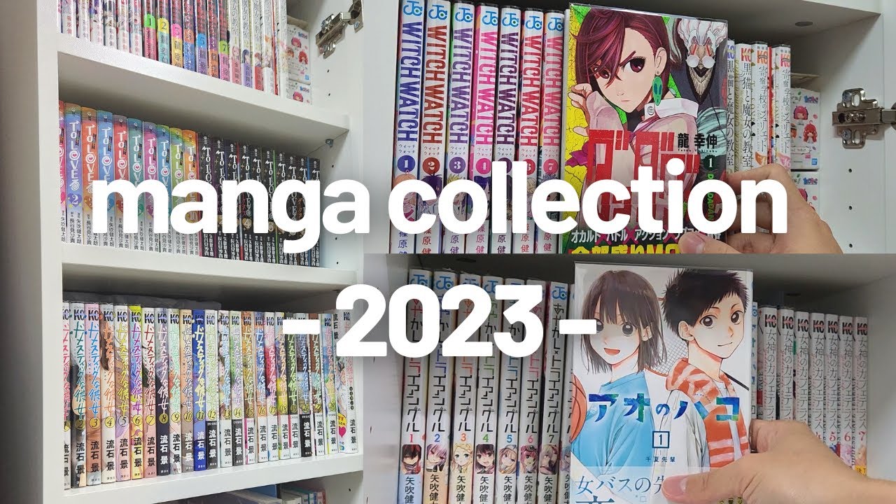 First Year of Manga and Light Novel Collection (part 2) - YouTube