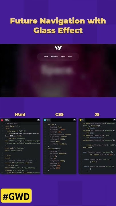 Navigation Css Coding Code Javascript Js Shorts Viralvideo Programming Webproject Yt