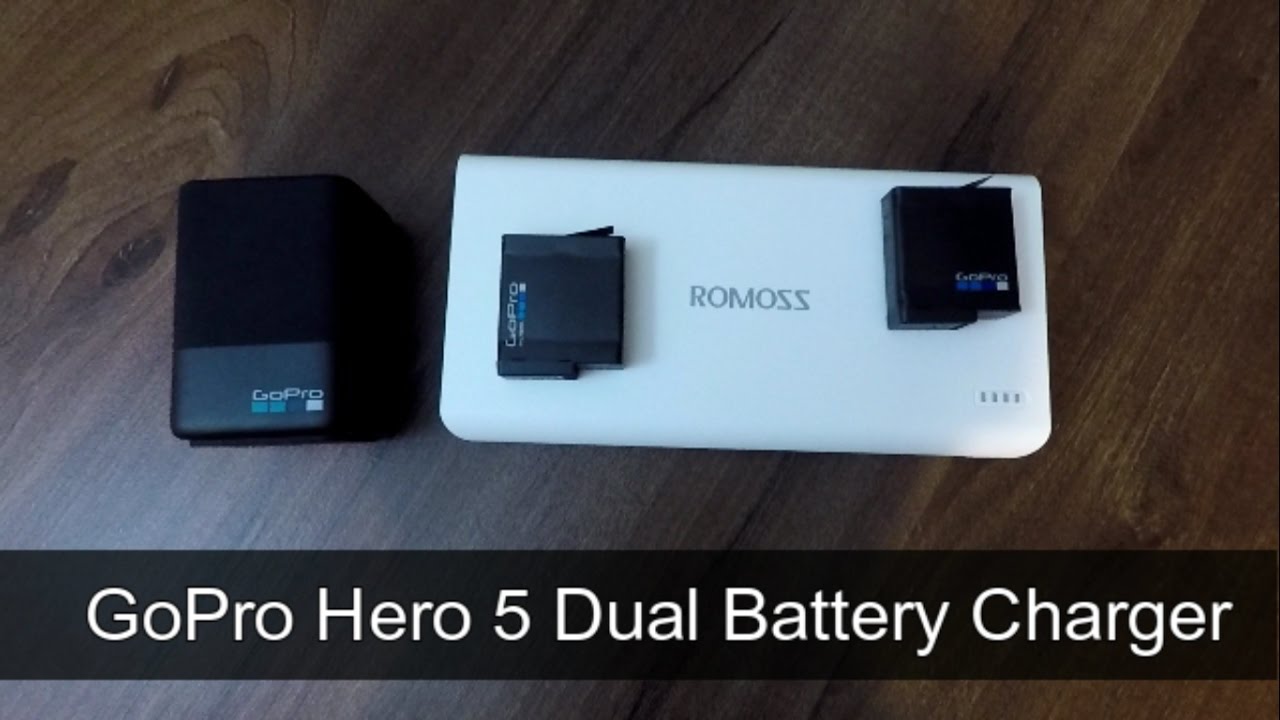 Portable Charging Setup for GoPro Hero 5 - YouTube