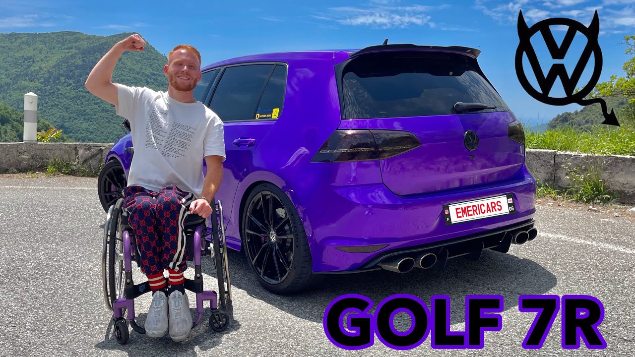 UN HANDI EN GOLF 7 R TUNING DE 350CH: FREIN À LA MAIN♿️😱 - YouTube