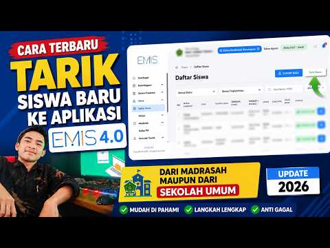 CARA TERBARU TARIK SISWA BARU DI EMIS 4.0 2026 | DARI MADRASAH & SEKOLAH UMUM