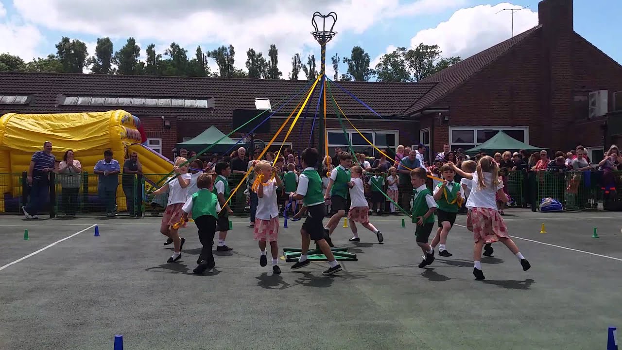 Guildford Grove Maypole Dance 7/6/2014 - YouTube