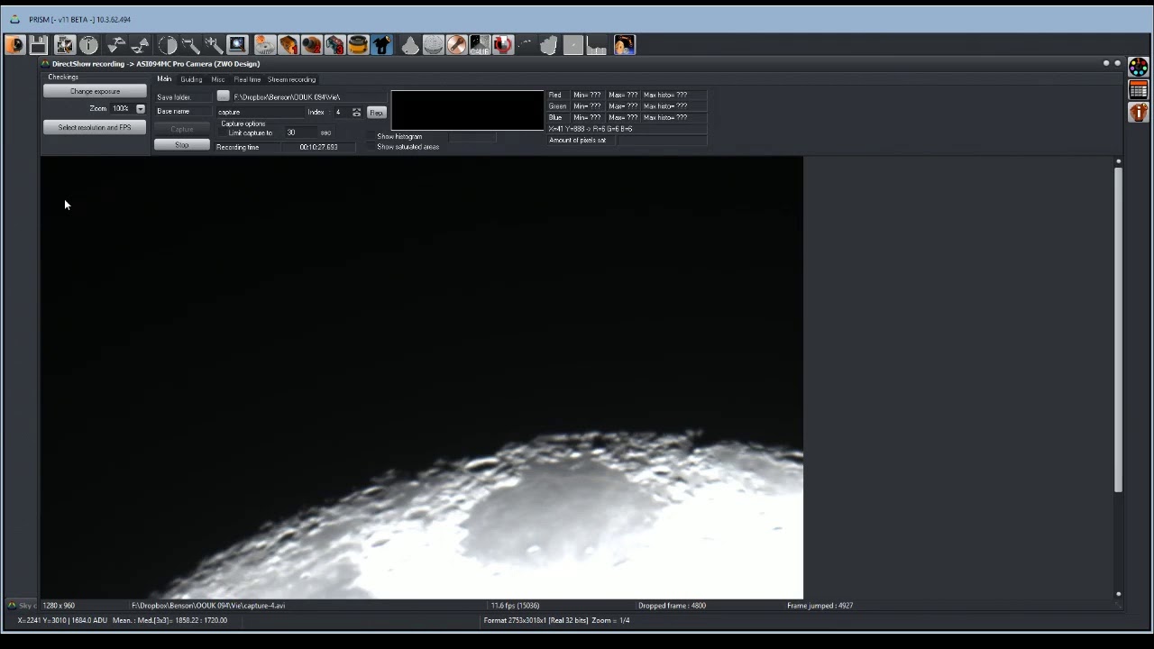Live View Of the Moon Tonight - YouTube