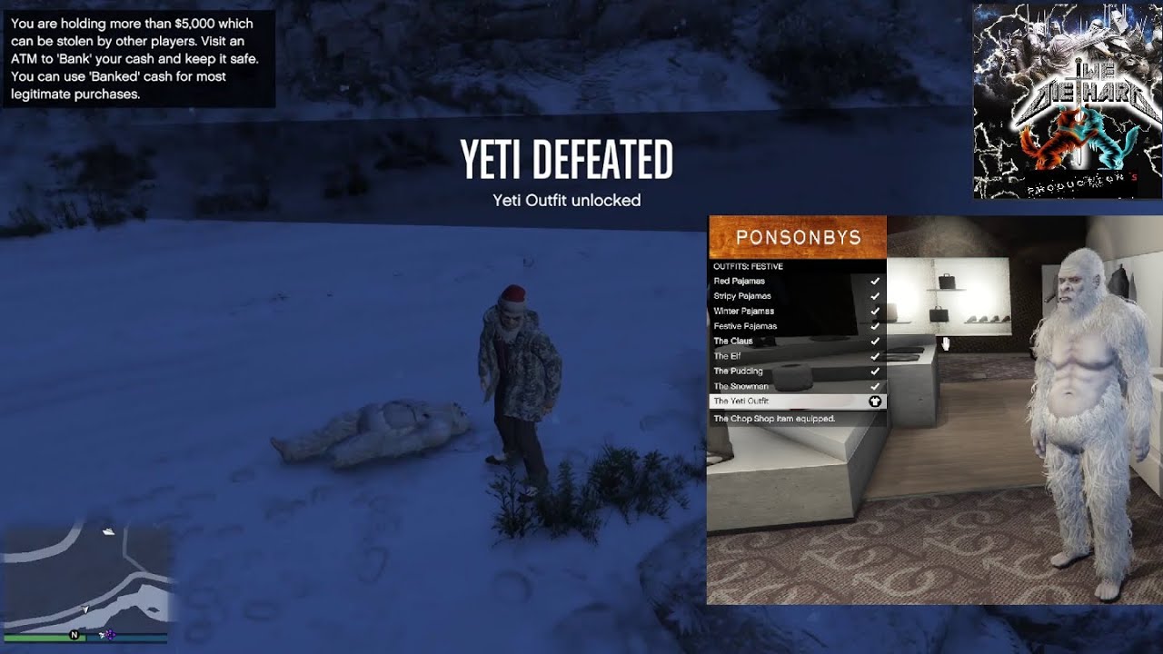 Extra: Gta 5 online - How long to Unlock The Yeti Outfit & $100,000 ...