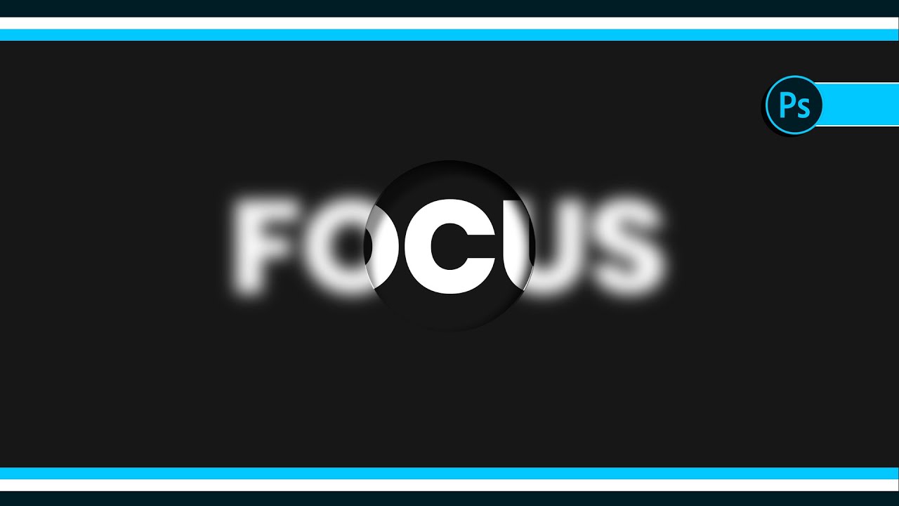How To Create Focus Effect In Photoshop | Wolves Studio - YouTube