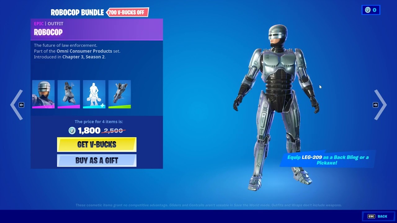 Robocop 2022 Game All Suits