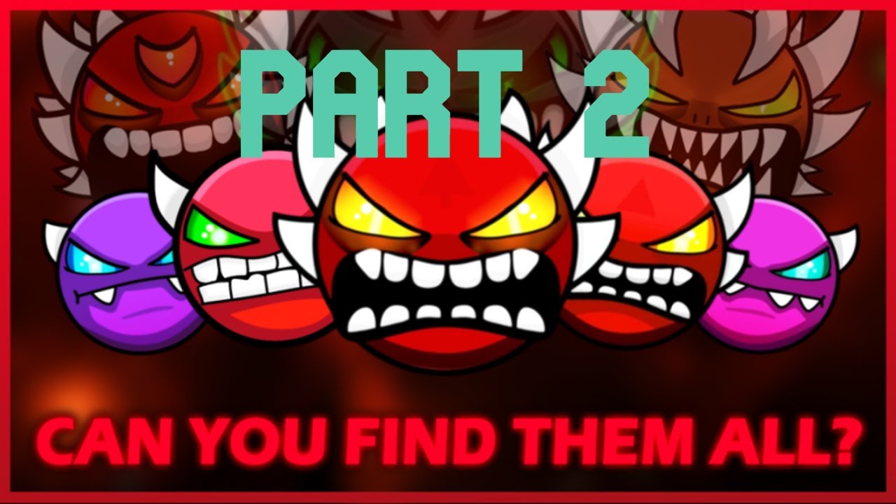 ZONE 2 OF FIND THE GD FACES! - YouTube
