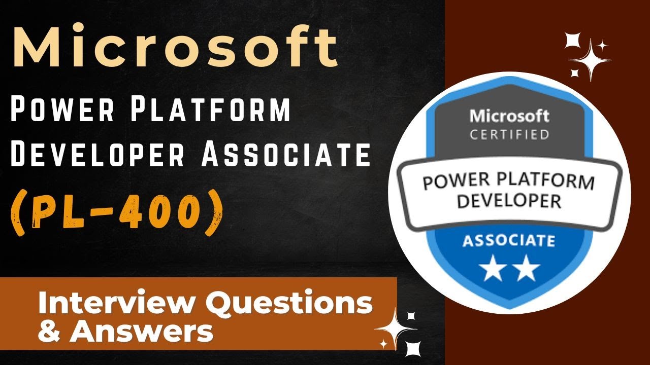 Part#1| Microsoft PL-400 | Power Platform Developer Associate | Interview Questions & Answers ...