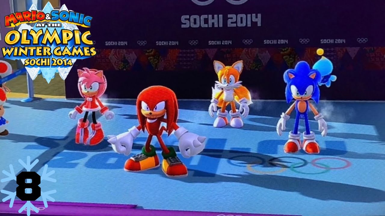 Mario & Sonic at the Sochi 2014 Olympic Winter Games - Bobsleigh - YouTube
