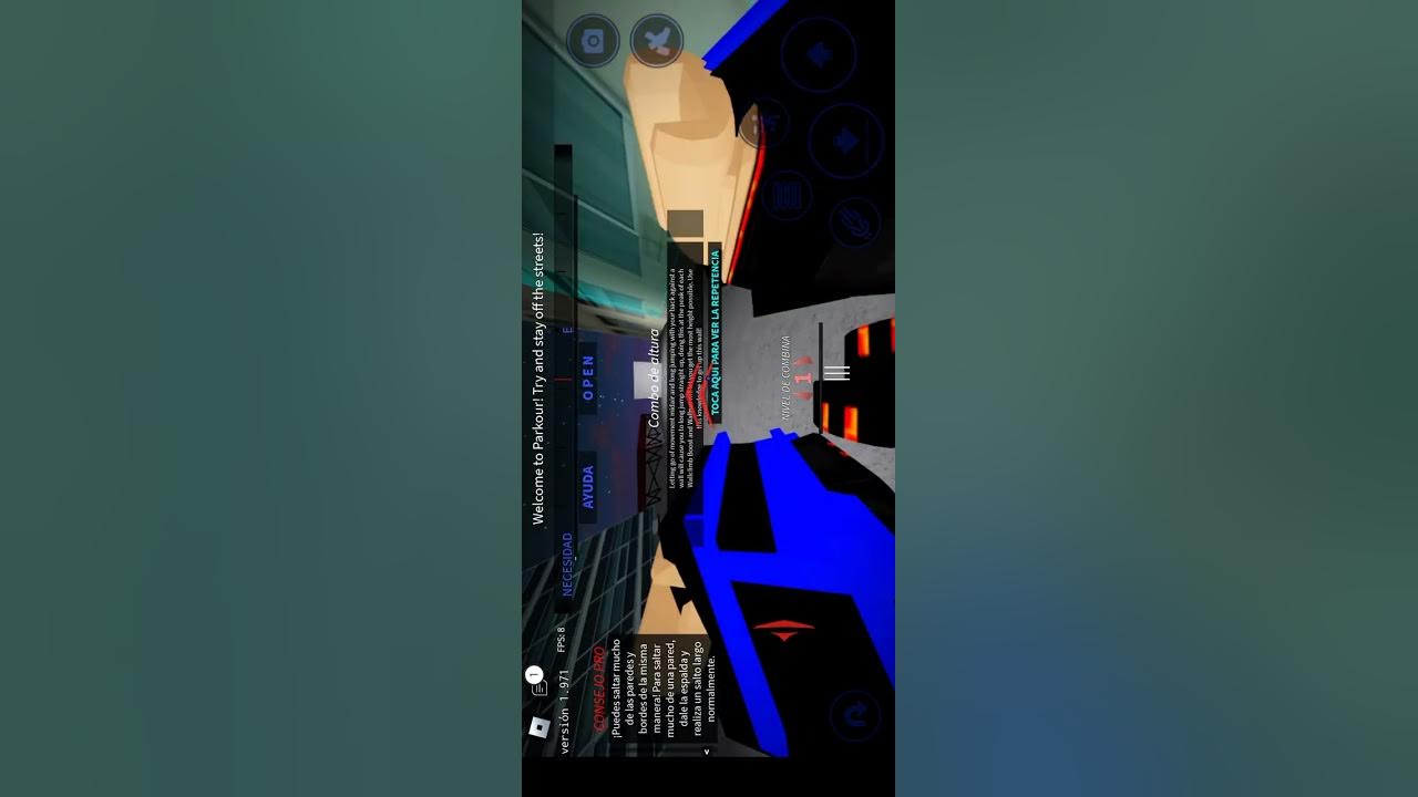 como pasar los 2 tutoriales de parkur en telefono - YouTube