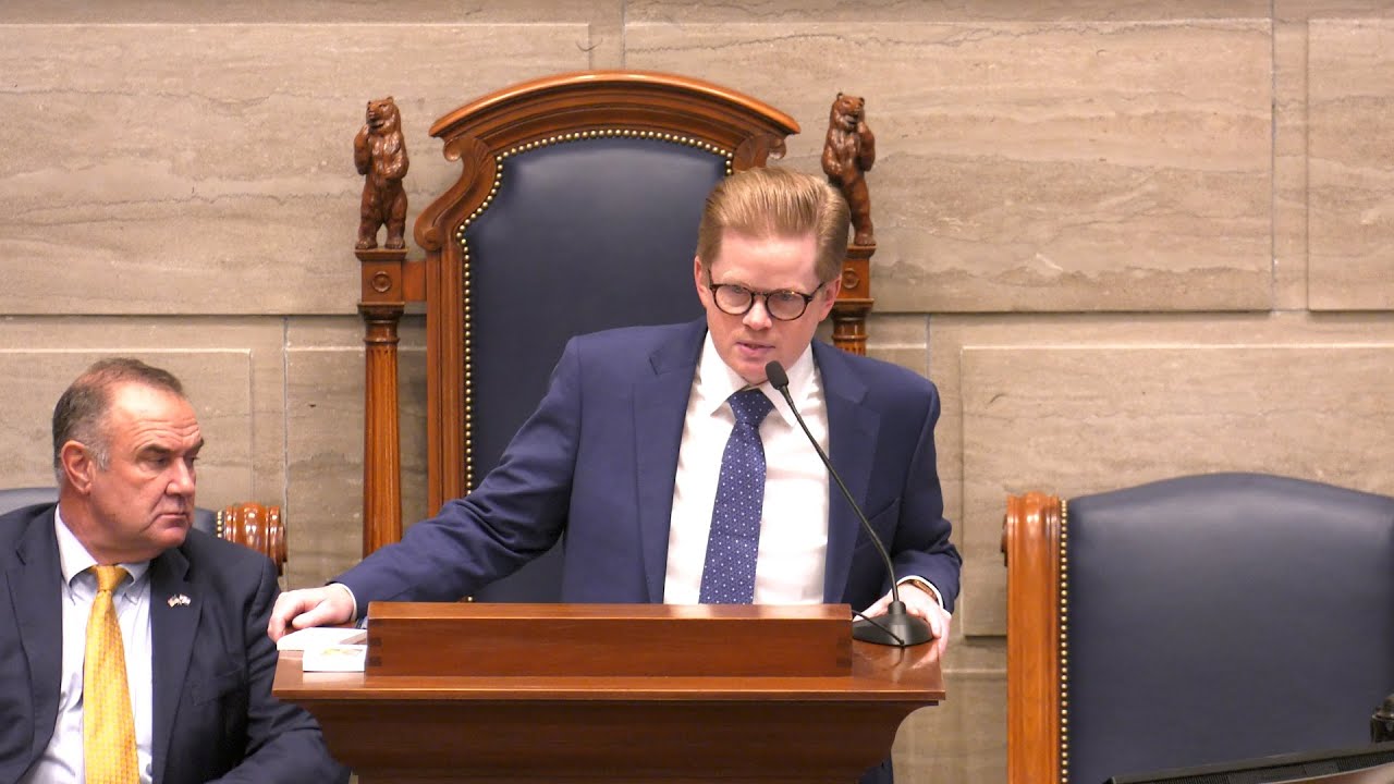 Missouri Sen. Caleb Rowden Delivers Opening Day Remarks - YouTube