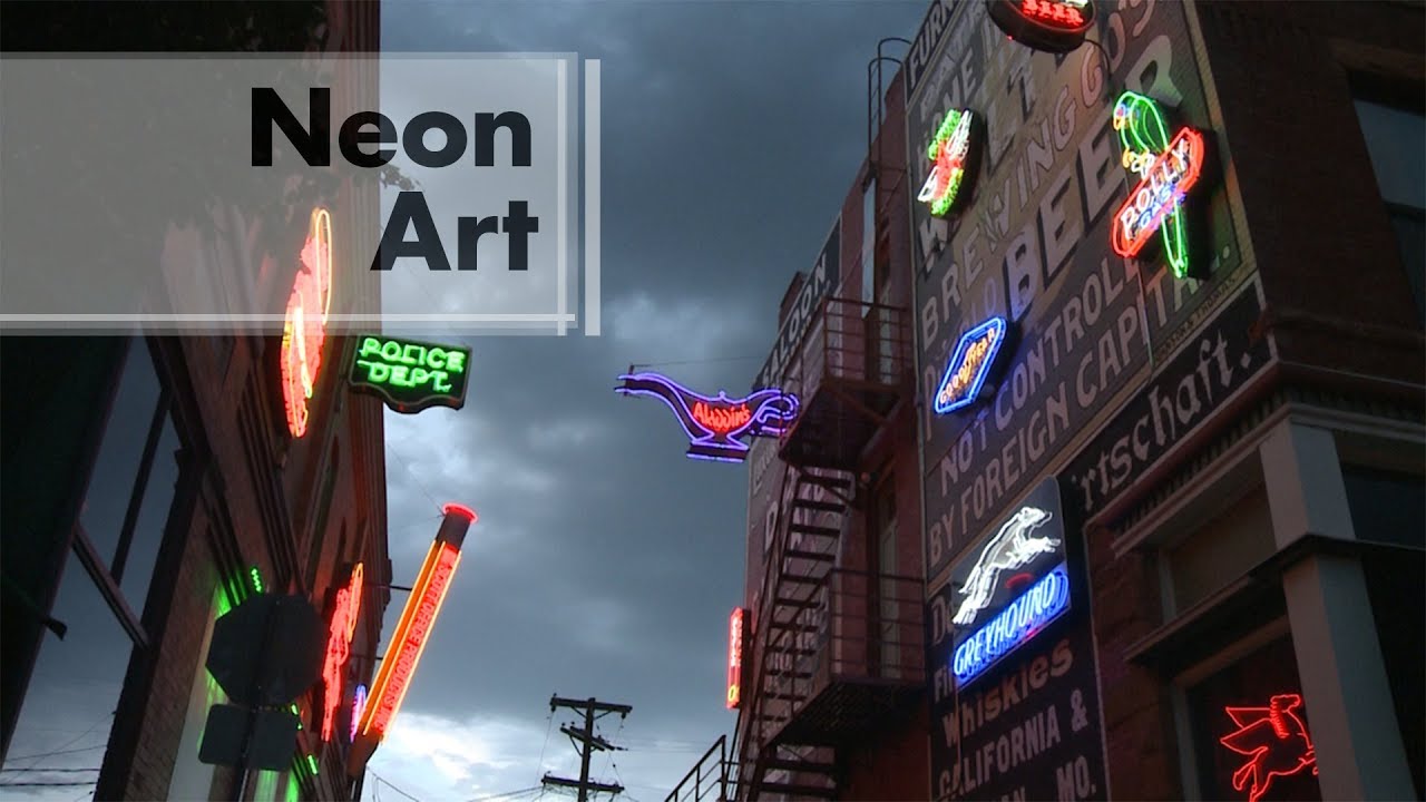Arts District: Pueblo's Neon Alley - YouTube