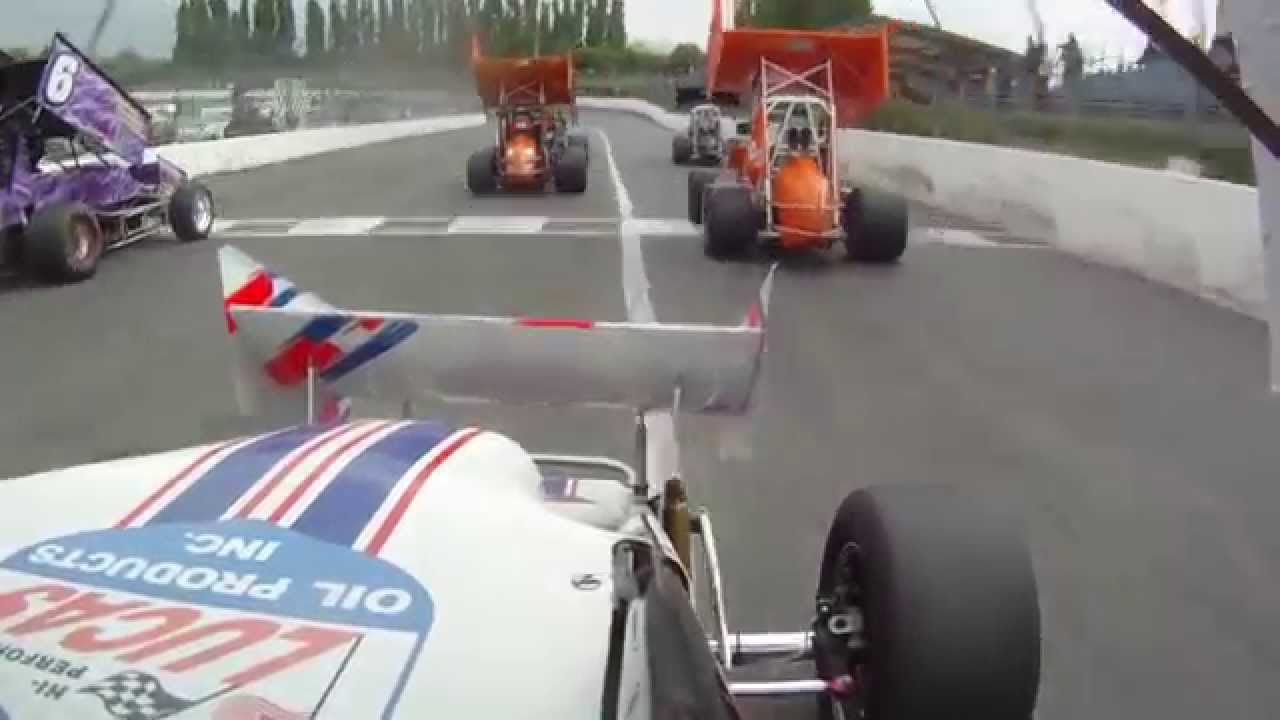 UK Sprint Cars - Warneton Speedway Belgium 2014 - Ashley Boam Onboard ...