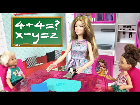 Barbie Ailesi 97.Bölüm - Can ve Ceren'in Matematik Dersi - Evcilik TV