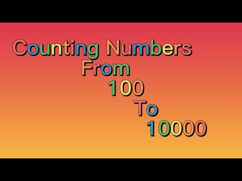 Learn How to Count in Hundreds from 100 -1000 - YouTube