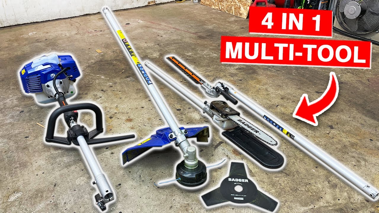 More Outdoor Tools! | Wild Badger 4 in 1 Multi Tool 26cc | Test ...