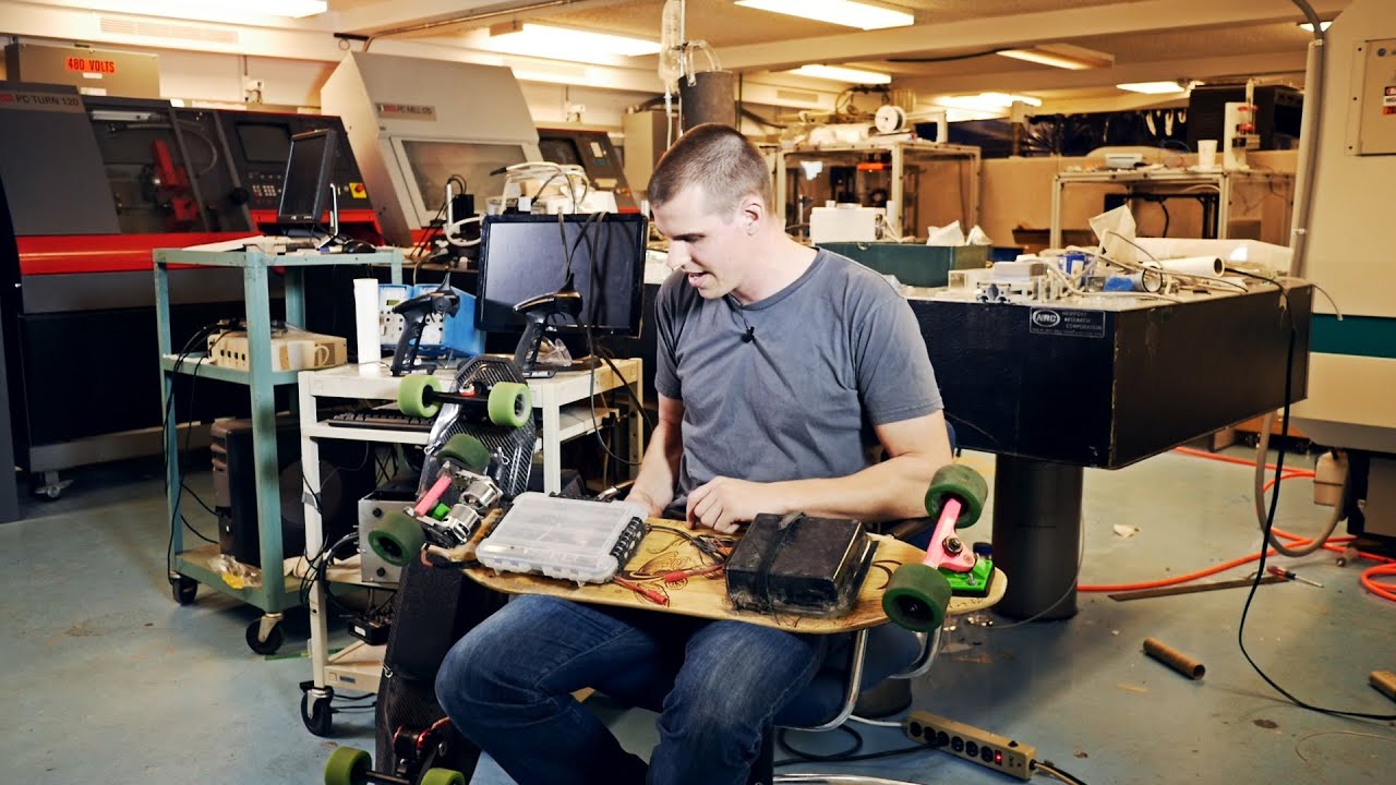 Duo’s Meet Your Maker: Jeff Plott’s DIY Electric Longboard - YouTube