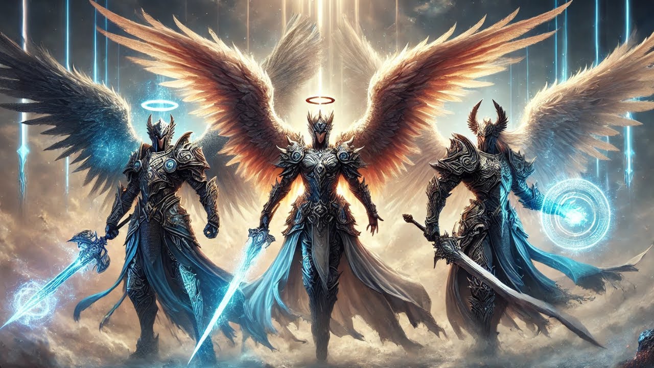 🛑 Oração aos 3 arcanjos Miguel, Rafael e Gabriel - Círculo de Luz e ...