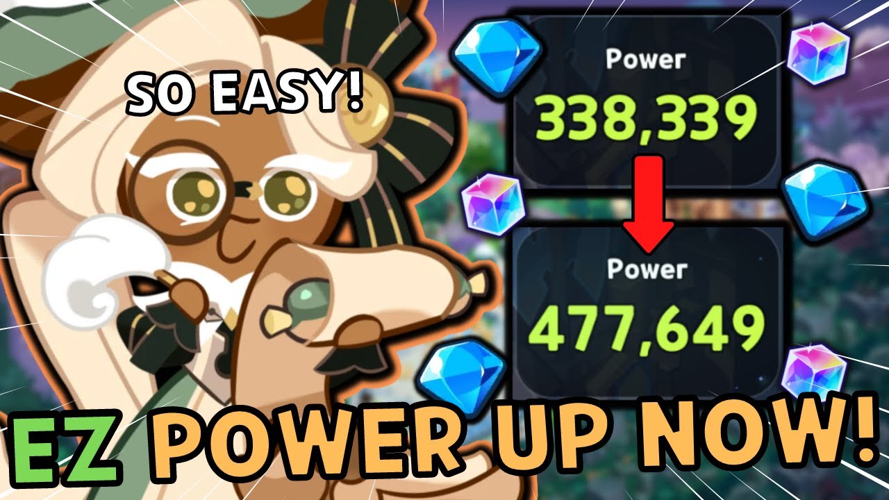 EZ POWER LV UP & MORE with One Simple Click!🖱️| Cookie Run Kingdom ...