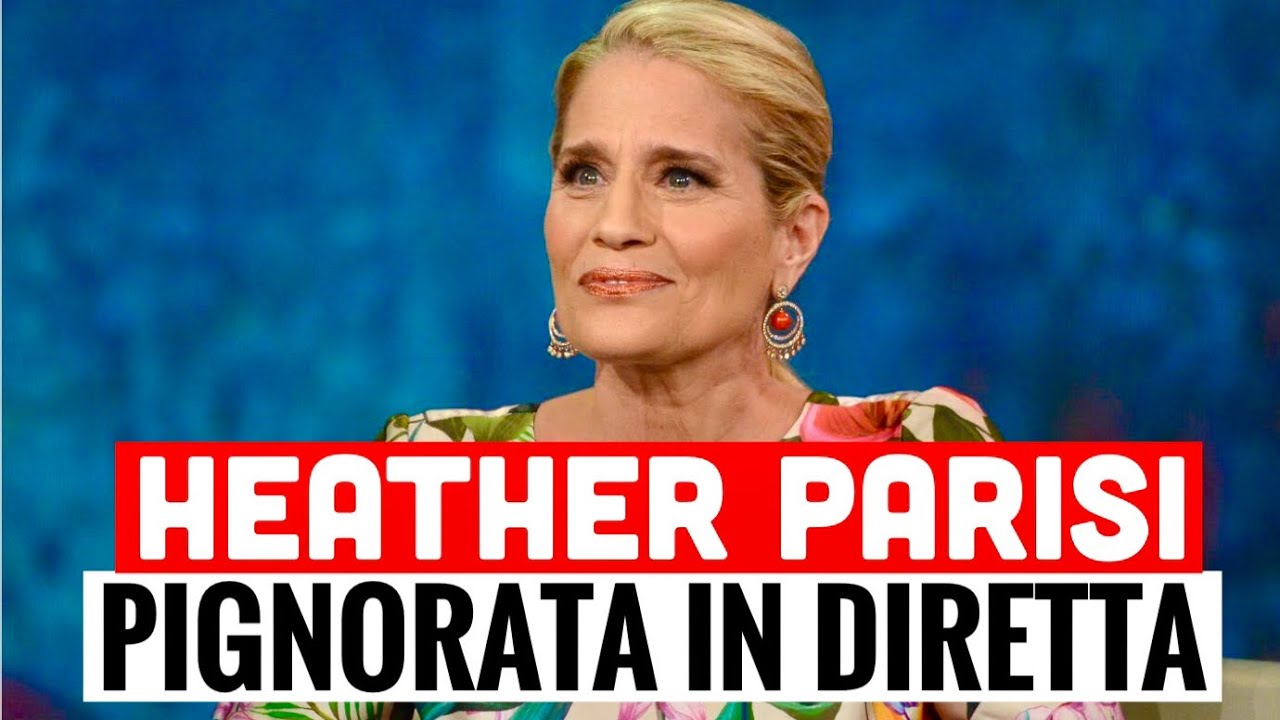 HEATHER PARISI PIGNORATA IN DIRETTA: L'UFFICIALE GIUDIZIARIO INTERVIENE DURANTE LA TRASMISSIONE ...