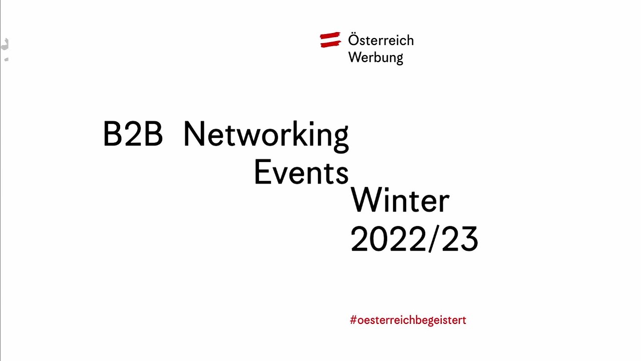 B2B Networking Events Winter 2022/23 - YouTube