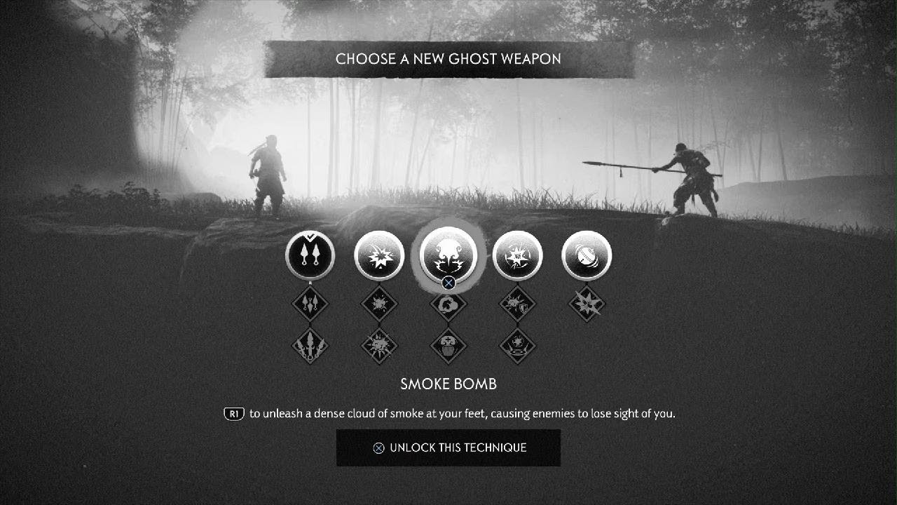 Ghost of Tsushima skills showcase. - YouTube