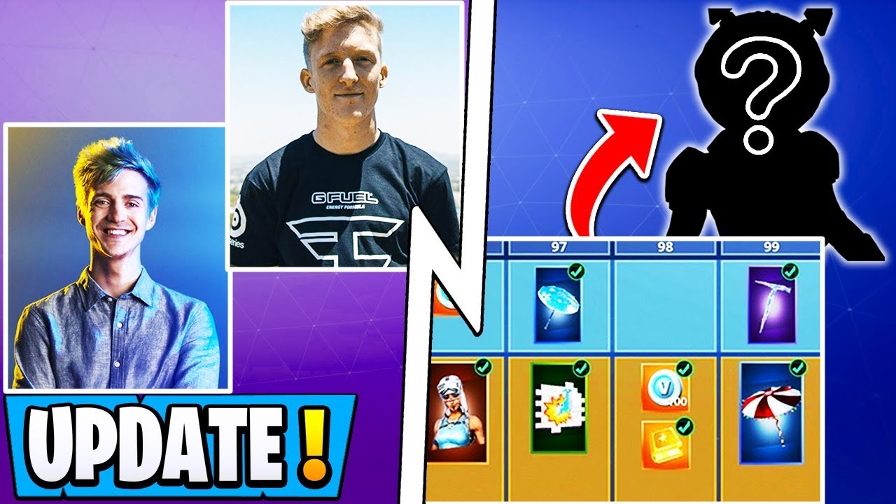 *NEW* Fortnite Update! | 3 S9 Battle Pass Skins, Tfue & Ninja, Future ...