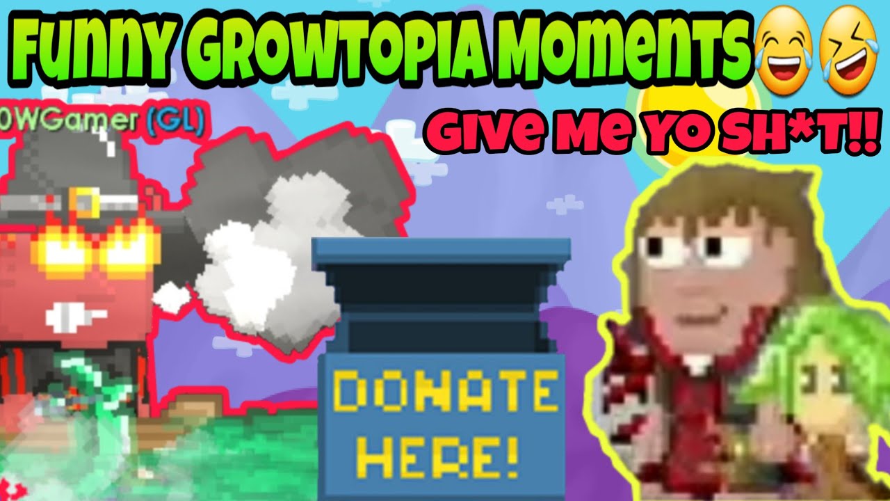 Funny and Cool Growtopia Moments 😂🤣 - YouTube