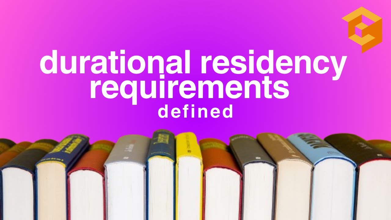 Durational Residency Requirements | Law Term Defined (Con Law ...