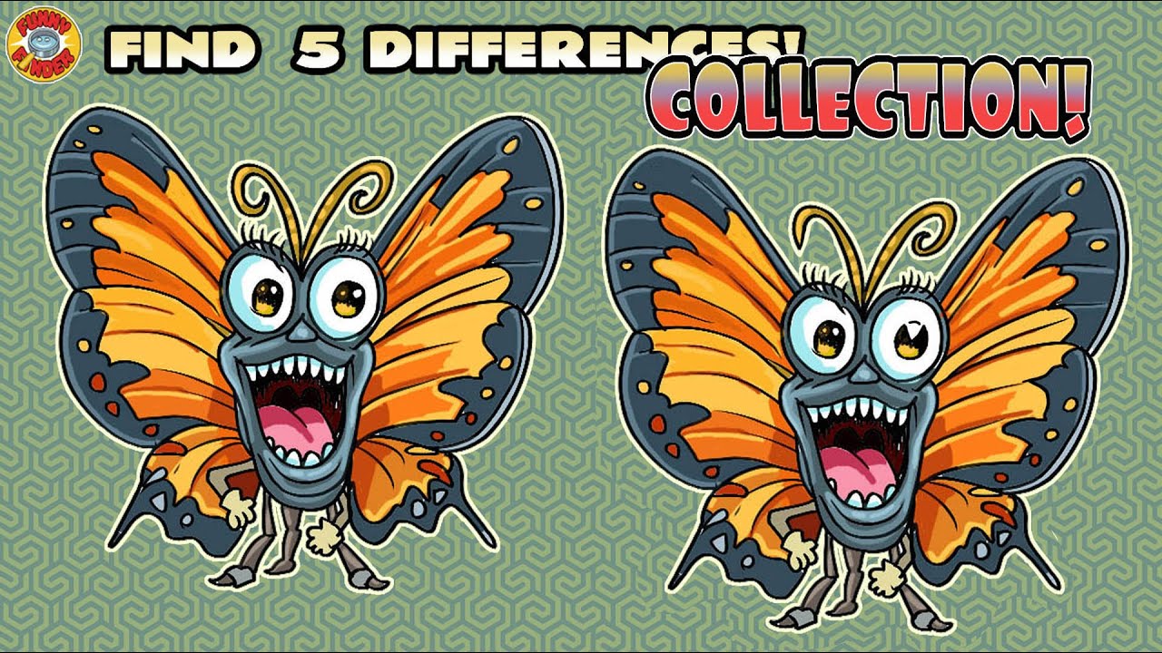 Find five differences,Spot The Difference #collection - YouTube