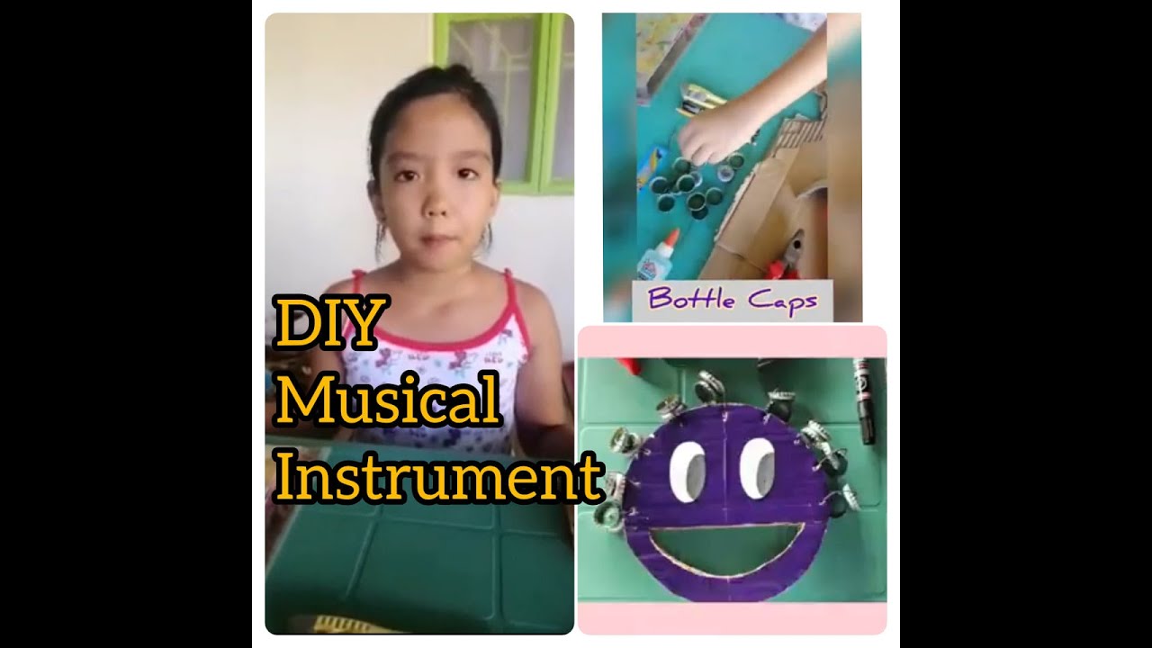 DIY MUSICAL INSTRUMENT FROM RECYCLED MATERIALS | Tambourine | Misyel ...