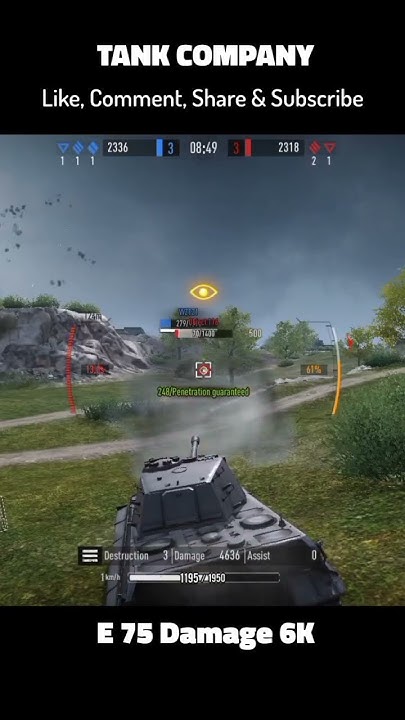 Tank Company Damage 6K E 75 #tankcompany #tankcompanymobile #tankcompanyshort #Shorttankcompany ...