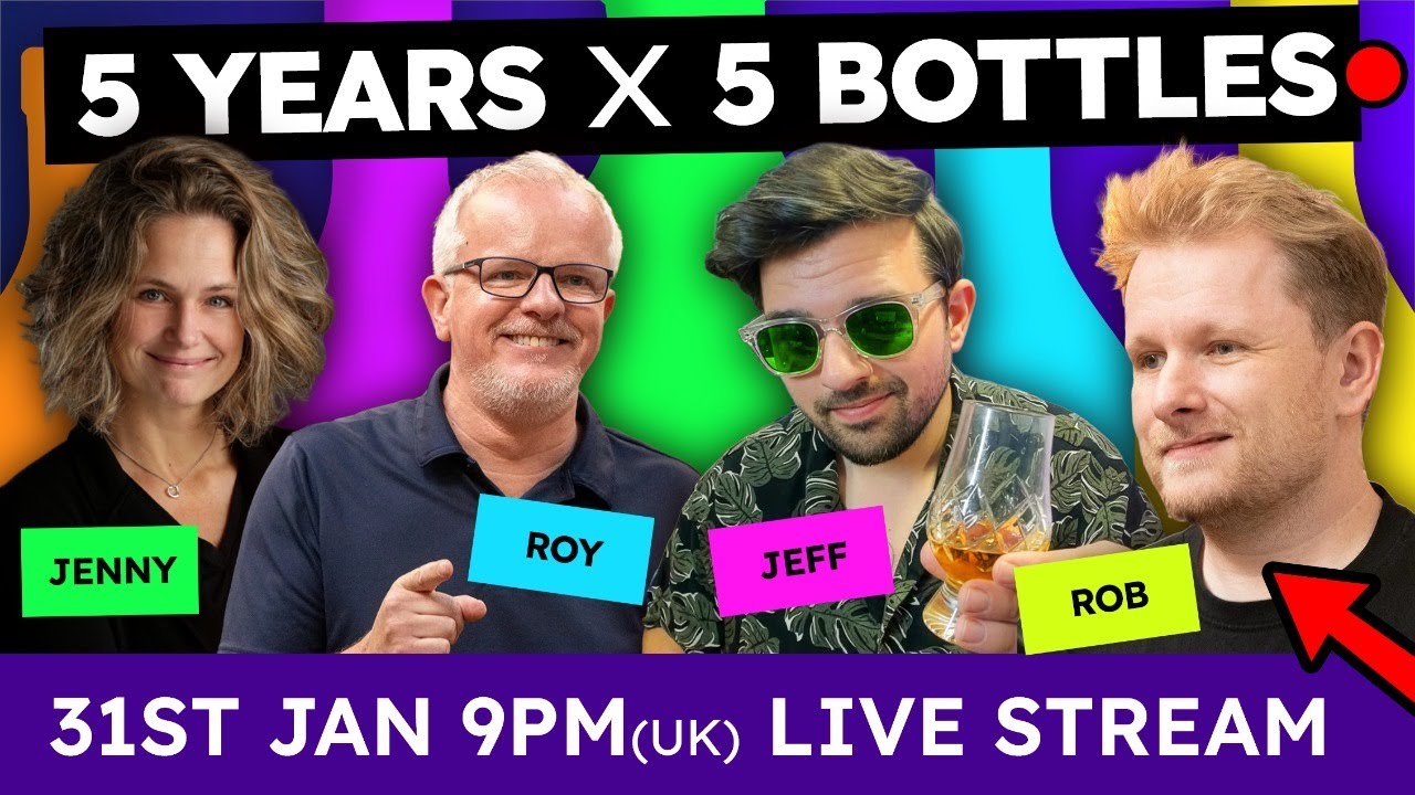 LIVE: 5 Bottles Challenge with Jenny, Roy & Rob | 5 Years - YouTube