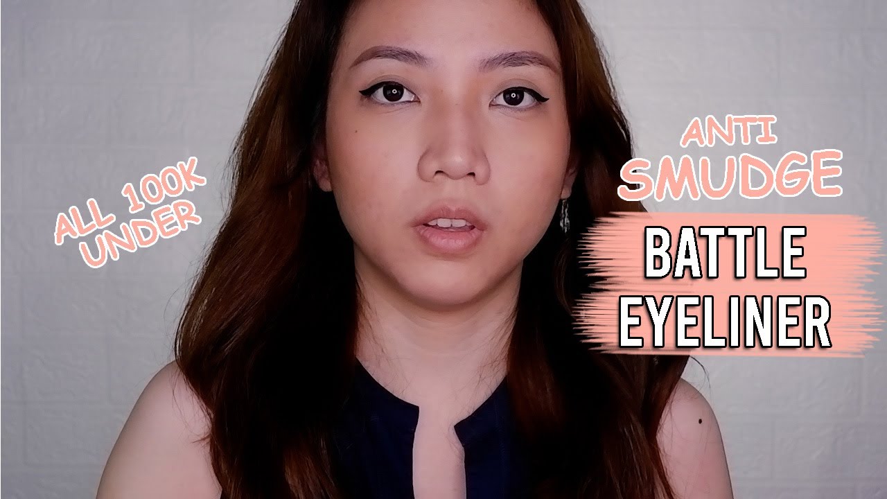 Battle 5 eyeliner anti smudge! - YouTube